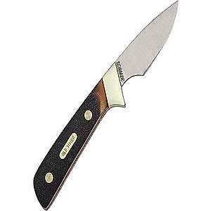 Old Timer 156OT Lil Finger 6.6in High Carbon S.S. Full Tang Fixed Blade Knife with 2.5in Drop Point and Sawcut Handle for Outdoor, Hunting and Camping