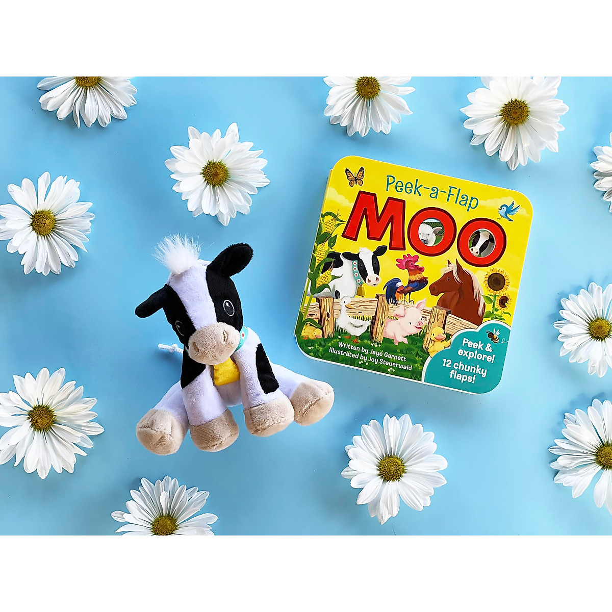 Moo: Peek-a-Flap Children's Board Book