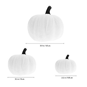 Didiseaon 9pcs Halloween Decorations Decorate Pumpkin Foam Props Reward Supplies Flannel Venue Setting Props Thanksgiving Tabletop Decor Thanksgiving Party Decor Fake Pumpkins Prop