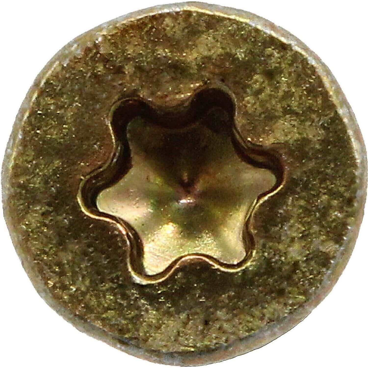 Jake Sales #8 x 1 Gold Star Wood Screw Torx/Star Drive Flat Head (1 Pound - 276 Approx. Screw Count) - Multipurpose Torx/Star Drive Wood Screws