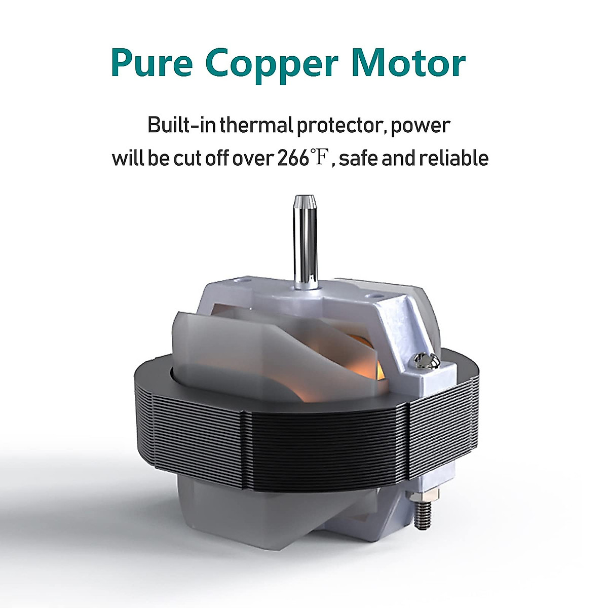 Allvent Exhaust Fan 4" Home Ventilation Fan Window and Wall Mount Vent Fan for Kitchen Bathroom Workshop Garage (110v/12W/White)