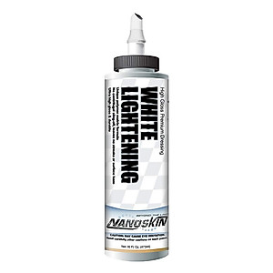 Nanoskin WHITE LIGHTENING Premium Dressing 16 Oz. – Universal Thick Wipe-On Dressing for Car Detailing | Works on Tire, Vinyl, Rubber, Plastic & Trim | Safe for Cars, Trucks, Motorcycles, RVs & More