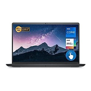 Dell Newest Inspiron 15 i3520 15.6" Touchscreen FHD WVA Laptop (Intel i5-1335U 10-Core 1.30GHz, 16GB RAM, 512GB PCIe SSD, Intel Iris Xe, WiFi 6, Bluetooth 5.2, SD Reader, Webcam, Win11P)