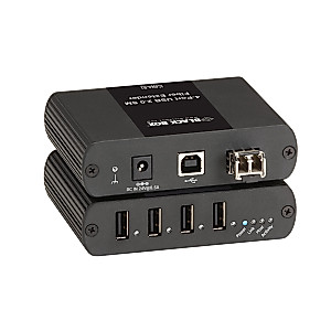 Black Box 4-Port Single-Mode Fiber USB Extender