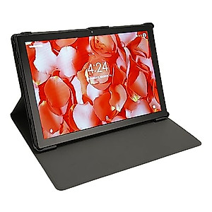 Luqeeg HD Tablet, 3 Card Slots 6GB 128GB Memory 4G LTE 5G WiFi Dual Camera Business Tablet 10.1 Inch FHD for Gaming (US Plug)