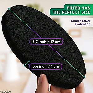 Activated Charcoal Filter Kitchen Compost Bin - 12Pcs Replacement Charcoal Filters Countertop Compost Bucket for Kitchen Countertop - Garbage Pail Odor Control Activated Carbon Adsorption Refill Set