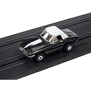 Auto World Thunderjet OK Used Cars 1967 Chevrolet Corvette (Black) HO Scale Slot Car