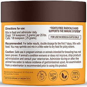 Petsmont Buddy Guard for Lumps and Bumps, Lipoma for Dogs & Cats with Organic 8 Mushroom Powder Blend Natural Dog Probiotic & Immune Support Chaga, Reishi, Lion's Mane and Turkey Tail Mushroom