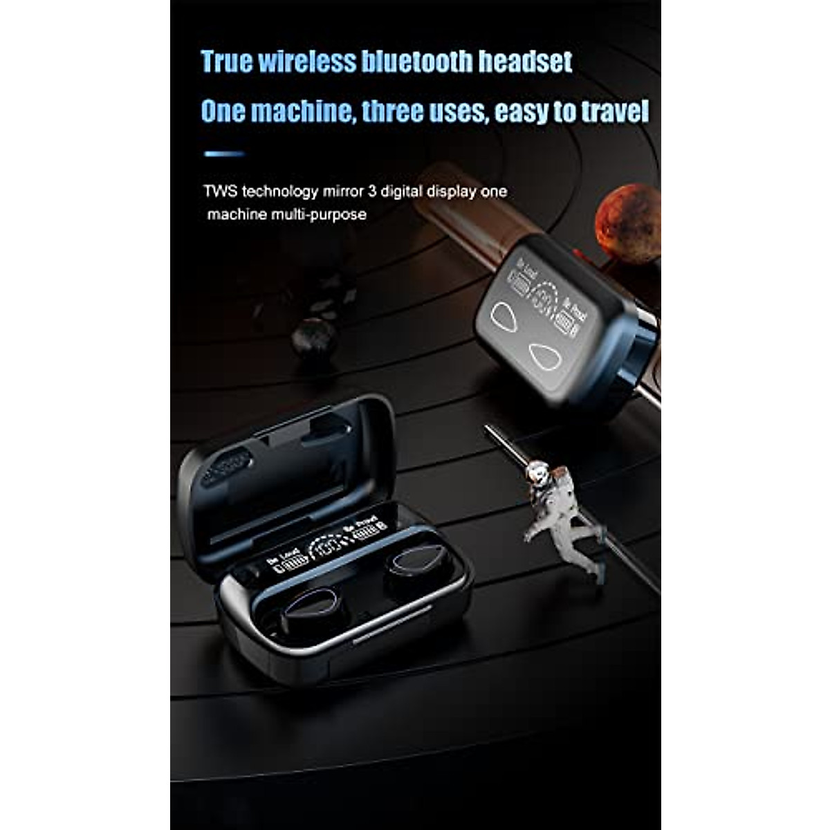 Wireless Earbuds, Bluetooth 5.2 Earbuds 140H Playtime Bluetooth Headphones HD Stereo Noise Cancelling Wireless Earphones in Ear with Mic, USB-C Charging Case, IP7 Waterproof Headset for Sports