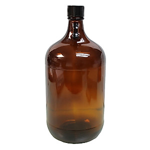 Environmental Express APC2800 Glass Jug, Level 3, Amber, 4 L, Safe-Coat; 6/CS