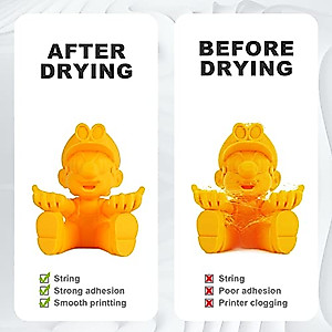 3D Printer Filament Dryer Box - ERYONE Snail M2 Filament Dry Storage 360° Surround Heating Keeping Dry - White Filament Dry Box for 1.75mm/ 2.85mm/ 3mm Wet Filaments