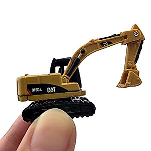 3X 1:160 N Scale Miniature Excavator Engineering Vehicle Diecast Mini Truck Model Exquisite
