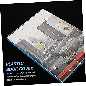 STOBOK 90 pcs Kids Covers Students Books Small Transparent Supplies Office Sleeves Exercise Protector School Installation Student Clear Thick for Practical Book