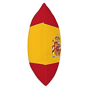 Miftees Country Flag Gifts Spanish Spain Flag Throw Pillow, 16x16, Multicolor
