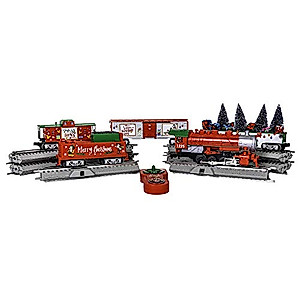 Lionel Disney Christmas LionChief 0-8-0 Set with Bluetooth Capability, Electric O Gauge Model Train Set with Remote 0.5 Liters