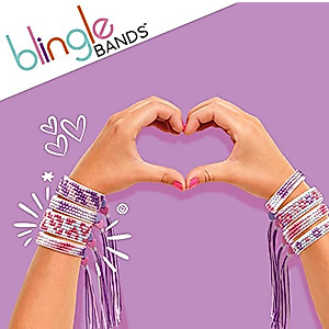Blingle Bands DIY Gem Friendship Bracelet, 8 Band Deluxe Studio - Arts & Craft Activity for Ages 7 and Up