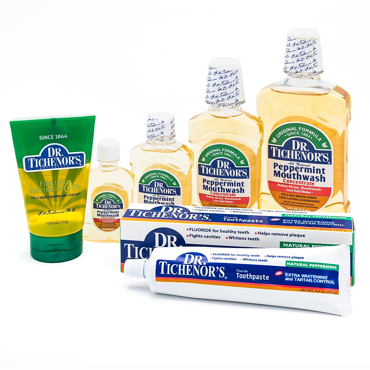 Dr. Tichenor's Peppermint Mouthwash, 16 fl oz