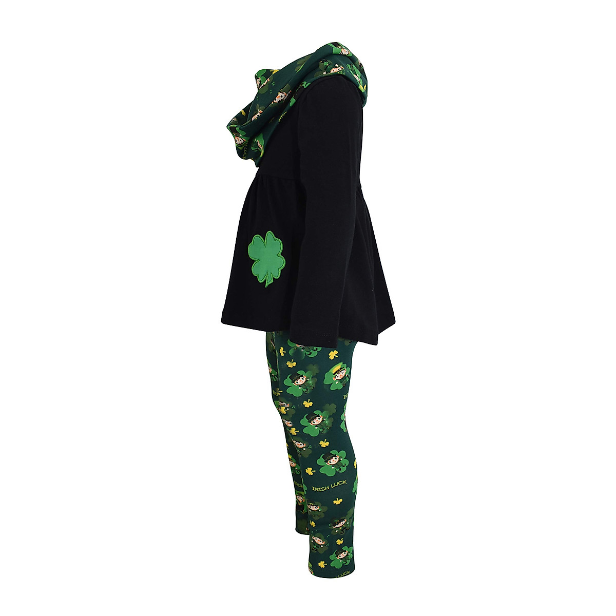 Unique Baby Girls St. Patrick's Day Leprechaun 3pc Legging Set (5)