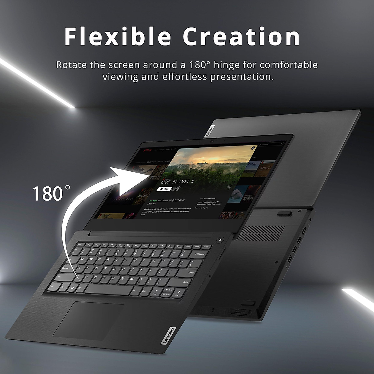 Lenovo Ideapad 3 14" HD Laptop, Intel Pentium Gold 6405U Processor, 20GB RAM, 512GB PCIe SSD, Intel UHD Graphics, Speakers, Webcam, WiFi, Bluetooth, Win 10 S, Black, 32GB Hotface USB Card