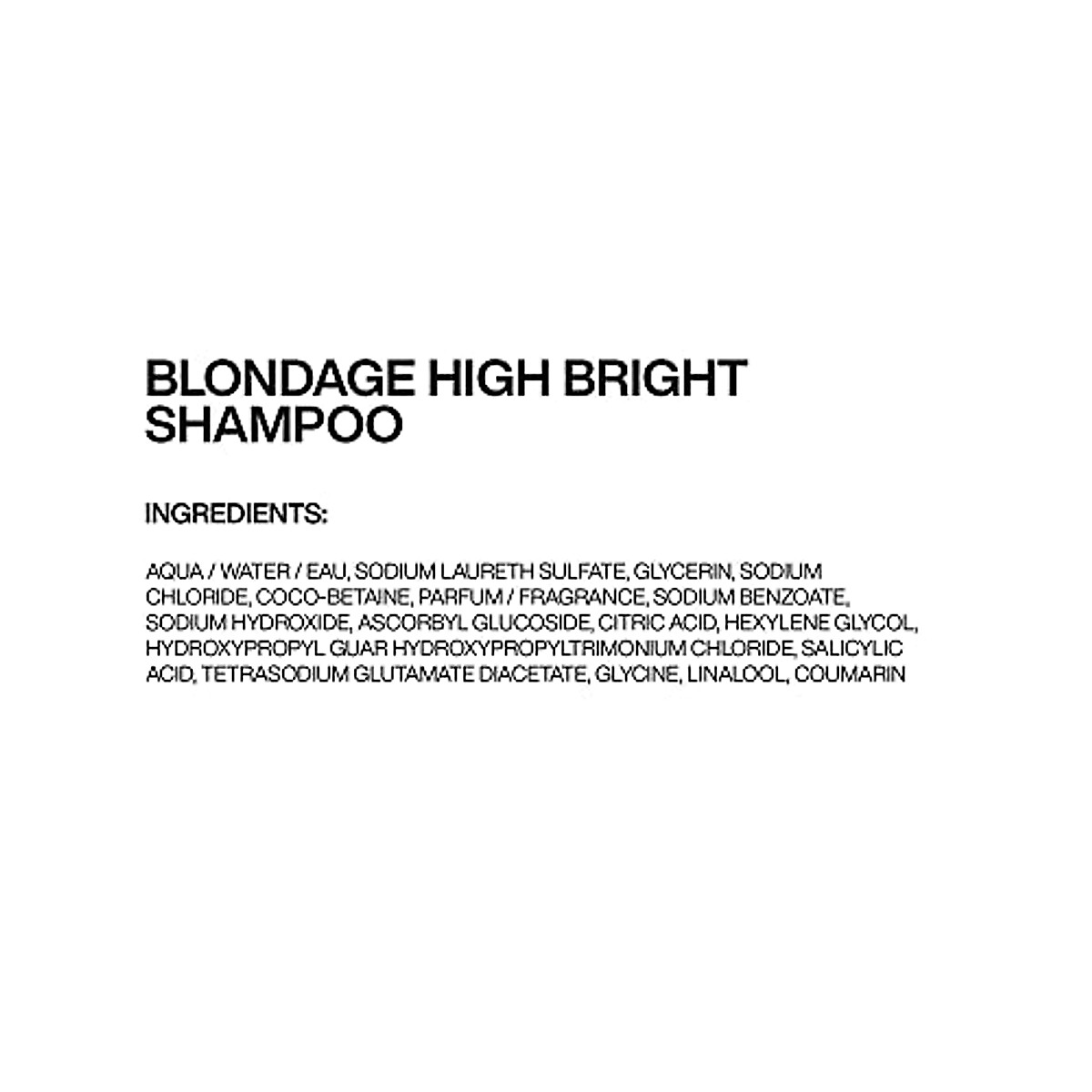 Redken Blondage High Bright Shampoo  | Brightens and Lightens Color-Treated and Natural Blonde Hair Instantly | Infused with Vitamin C | 10.1 Fl Oz
