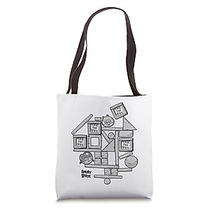 Angry Birds Piggy Structure Official Merchandise Tote Bag
