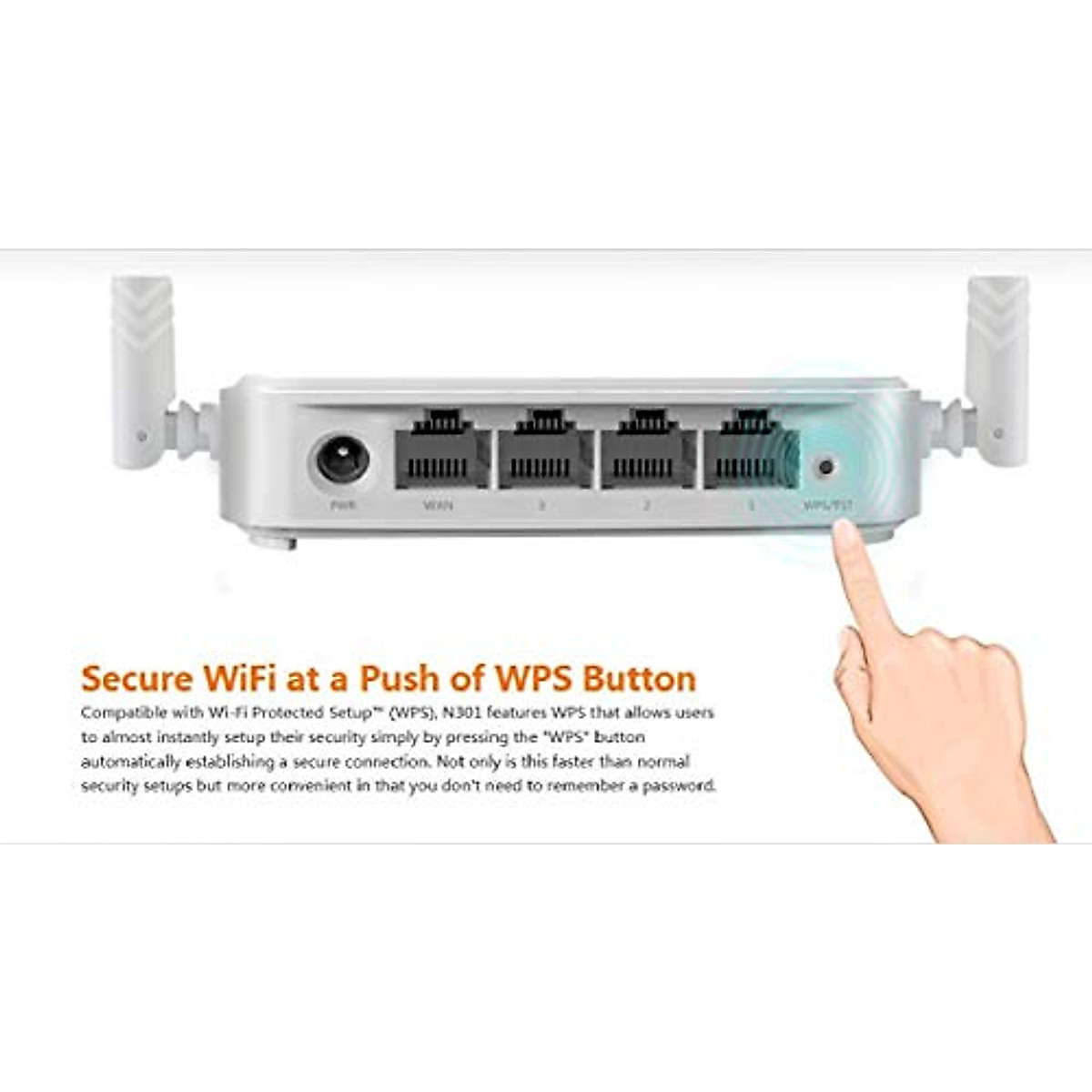 Tenda Wireless WiFi Router (N301)