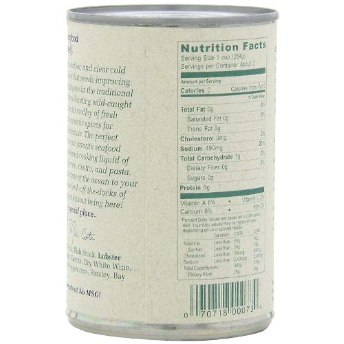 Bar Harbor Seafood Stock - Maine Seafood Essence, Gluten-Free, All-Natural Ingredients - Ideal for Soups, Stews, and Seafood Dishes - 15 oz Can (Pack of 6)