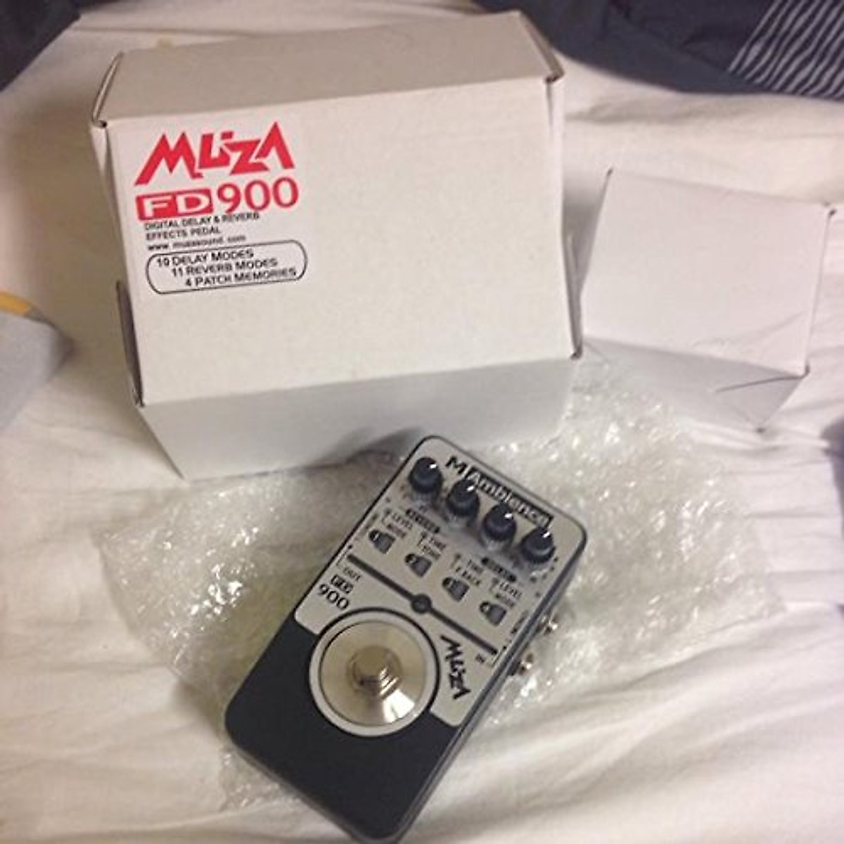 MUZA FD900 REVERB DELAY GREAT TONE OPTIONS!