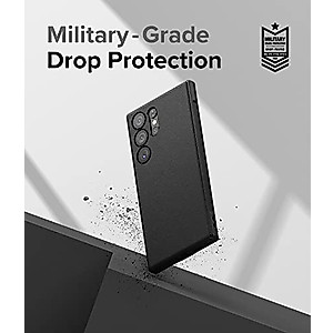 Ringke Onyx [Feels Good in The Hand] Compatible with Samsung Galaxy S23 Ultra Case, Anti-Fingerprint Technology Prevents Oily Smudges Non-Slip Enhanced Grip Precise Cutouts for Camera - Black