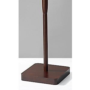 Adesso Home 4093-15 Transitional One Light Floor Lamp from Ellis Collection in Bronze/Dark Finish, Walnut