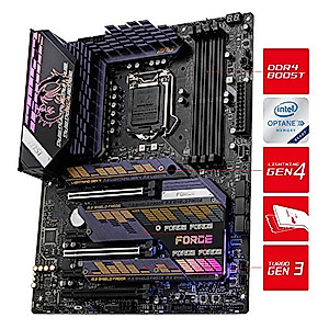 MPG MPG Z590 Gaming Force Gaming Motherboard (ATX, 11th/10th Gen Intel Core, LGA 1200 Socket, DDR4, PCIe 4, CFX, M.2 Slots, USB 3.2 Gen 2, DP/HDMI, Mystic Light RGB)