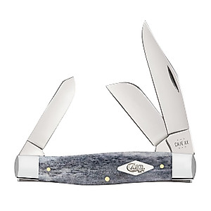 Case XX Knives Large Stockman 34203 Gray Bone Stainless Steel Pocket Knife