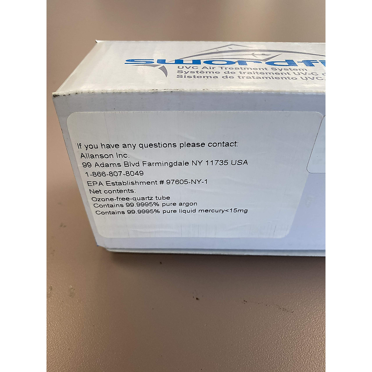 Allanson International Inc UVA36WLR Swordfish Replacement Lamp