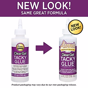 Aleene's Clear Gel Tacky Glue 4oz