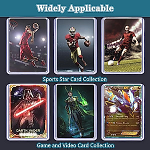 1800+ Trading Card Storage Box, Magnetic Closure Toploaders Storage Box Hold 600+ 35PT 3"x4" Standard Toploaders, PU Leather Card Deck Boxes Fit for MTG,Sport Cards,Game Cards,Business Cards