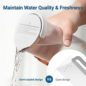 Maxblue MB-PWT Pure Water Tank for WD-C1S and WD-C1H Countertop Reverse Osmosis System, Protable Pure Water Tank, BPA Free, 34 OZ