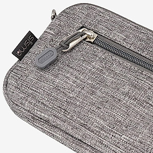 sisma Switch Case Compatible with Nintendo Switch or Switch Lite, Lightweight Soft Travel Carrying Case Storage Pouch Protective Cover, Grey