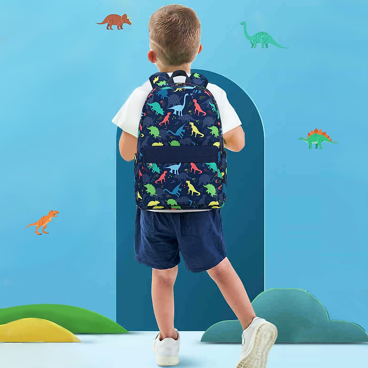 CAMTOP Backpack for Girls Boys Kids School Backpack with Lunch Box Preschool Kindergarten BookBag Set