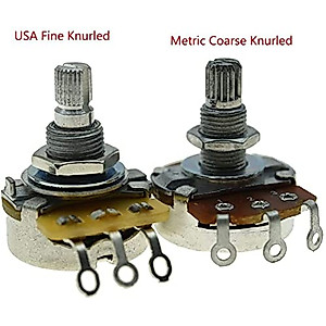 KAISH 4pcs Chrome LP Metal Bell Knobs Push On Guitar Bass Top Hat Knob for 5.8mm Split Shafts