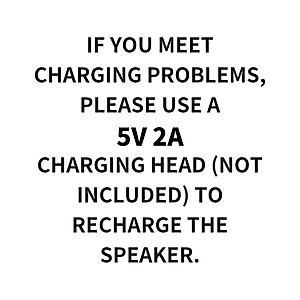 MIATONE 60W Portable Bluetooth Speaker with Titanium Subwoofer, Outdoor Waterproof Wireless Loud Portable Big Bluetooth Speakers, Build-in Power Bank for Camping Garden Party(Black)