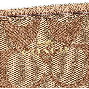 COACH(コーチ) Women Wallet, Khaki/Saddle, One Size
