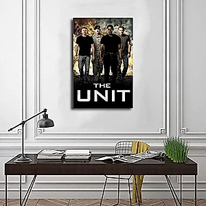 The Unit TV Series Poster Classic Restaurant Corridor Decoration 3 Canvas Poster Wall Art Decor Print Picture Paintings for Living Room Bedroom Decoration Frame:12×18inch(30×45cm)