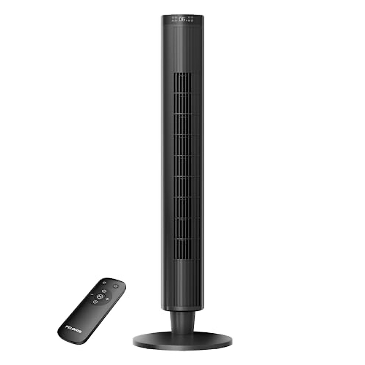 Pelonis 42-Inch Tower Fan for Bedroom – Oscillating Tower Fan with Remote Control – Indoor Quiet Fan with 6 Speeds, 4 Modes and 24-Hour Timer – ETL Certified