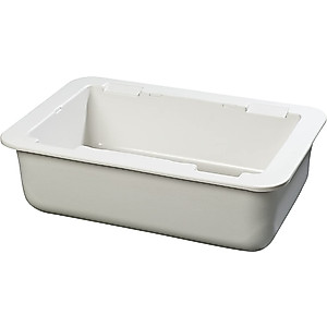 CFS CM104202 Coldmaster Full Size Insulated Cold Pan Holder, 24.1 Quart Capacity, 6" Deep, White