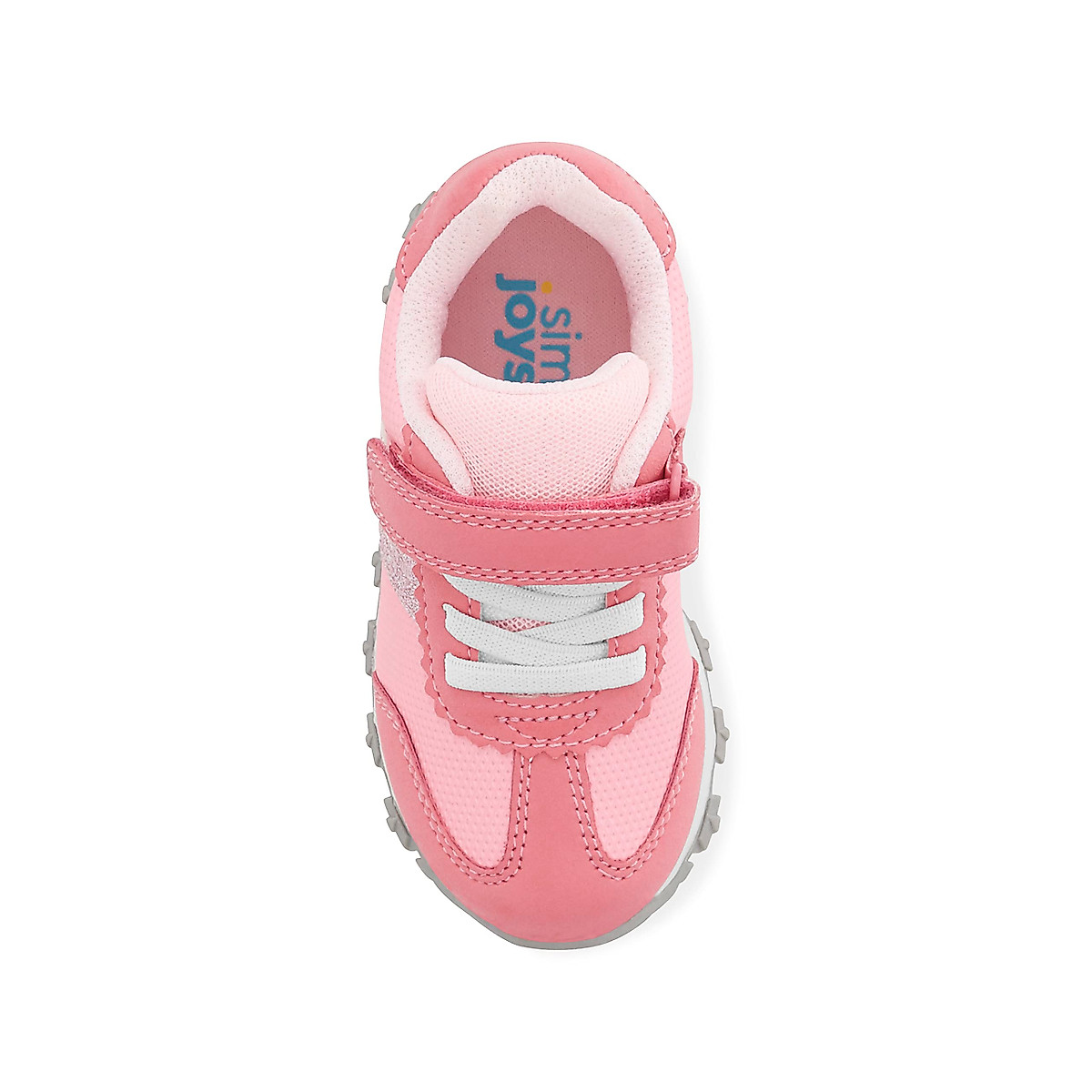 Simple Joys by Carter's Kids Bailey Athletic Sneaker Running Shoe, Pink, 9 US Unisex Toddler