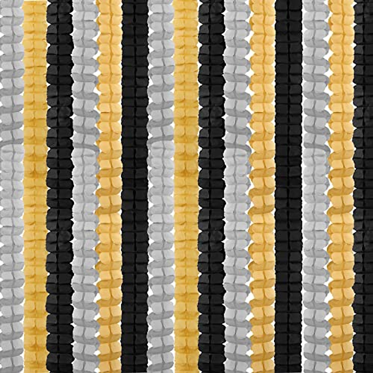 Black-Gold Silver Party-Decorations Streamers Garland - 157Ft Graduation 2023 Four-Leaf Clover Hanging Banner,Retirement Men Boys Birthday Wedding Baby Bridal Shower New Years Supplies Decor Hugtmr