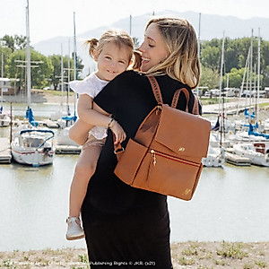 Freshly Picked Classic Mini II Diaper Bag Backpack, Wipeable Vegan Leather Harry Potter Diaper Bag, 8 Pockets (Harry Potter)