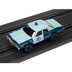 Auto World SC397-3 America's Finest Massachusetts State Police 1974 Monaco HO Scale Electric Slot Car - Blues