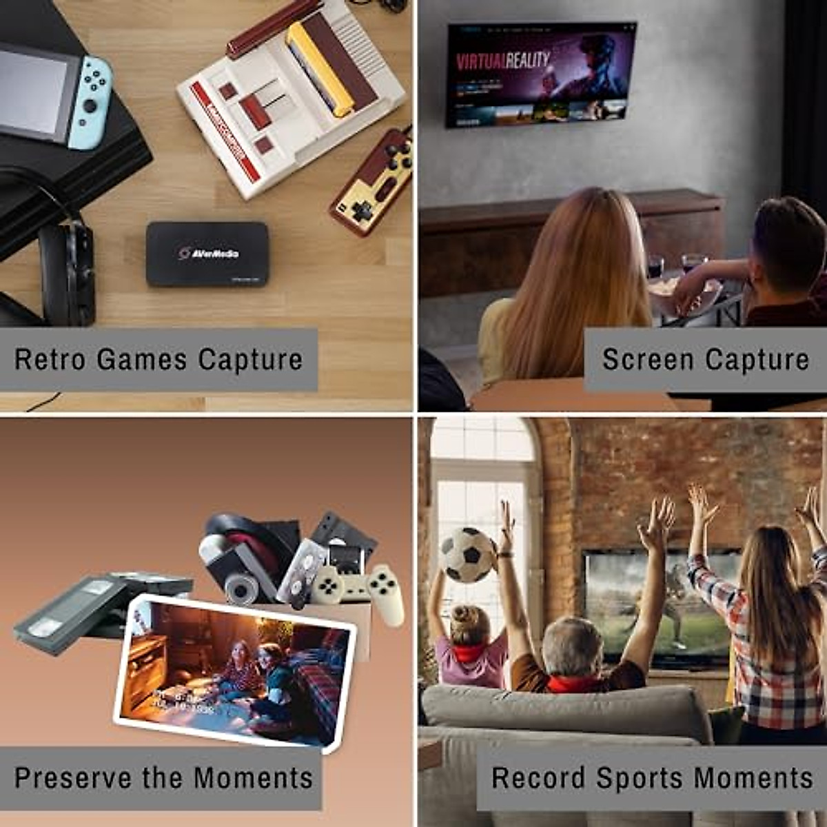 AVerMedia EZRecorder 330G - 4K Pass-Through and 1080p60 Video Recording, DVR with HDMI Capture, Digital Converter, Schedule Recording, No PC Required (ER330G)