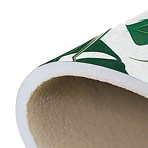 ALAZA Tropical Palm Tree Leaves Leaf Green Area Rug Rugs for Living Room Bedroom 7' x 5'